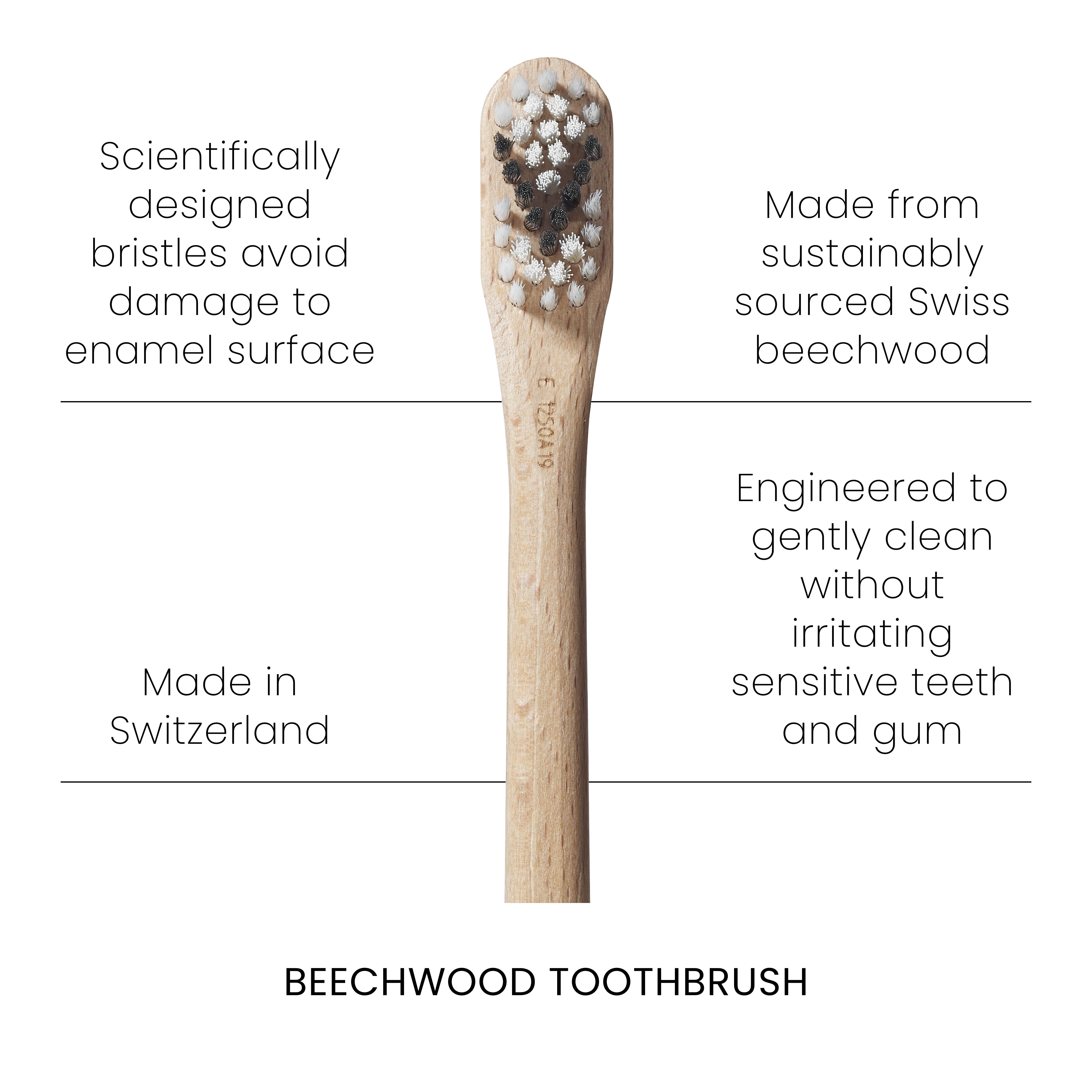 Enamel Caressing Wood Toothbrush - Soft